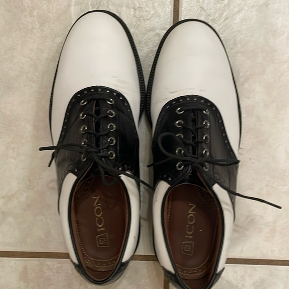 FootJoy | Shoes | Footjoy Icon Croc Golf Shoes Cleats Blackwhite ...